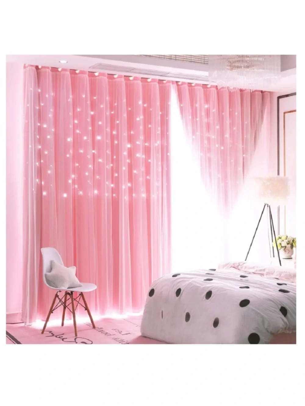 Unistar | Accents | Unistar 2 Panels Stars Blackout Curtains For ...